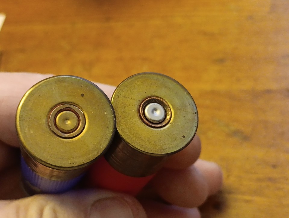 Shotgun Shells Salt & Pepper Shaker Set Vintage Blue & Red Camp Decor ...