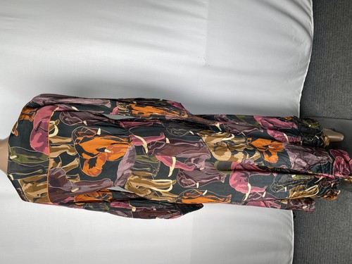 Farm Rio Womens Dress Multicolor Size S Elephants Maxi Long Sleeve V ...