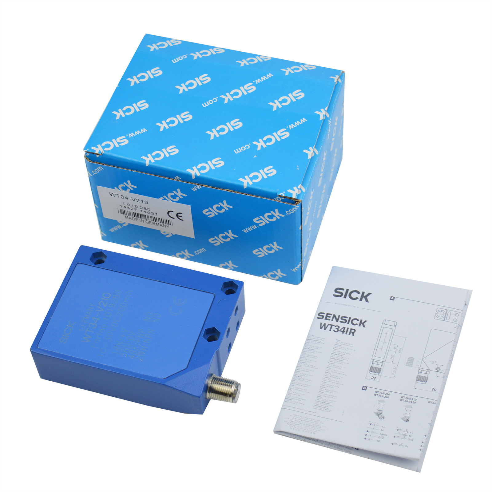 SICK WT34-V210 Photoelectric proximity sensor NPN /PNP Kd | eBay