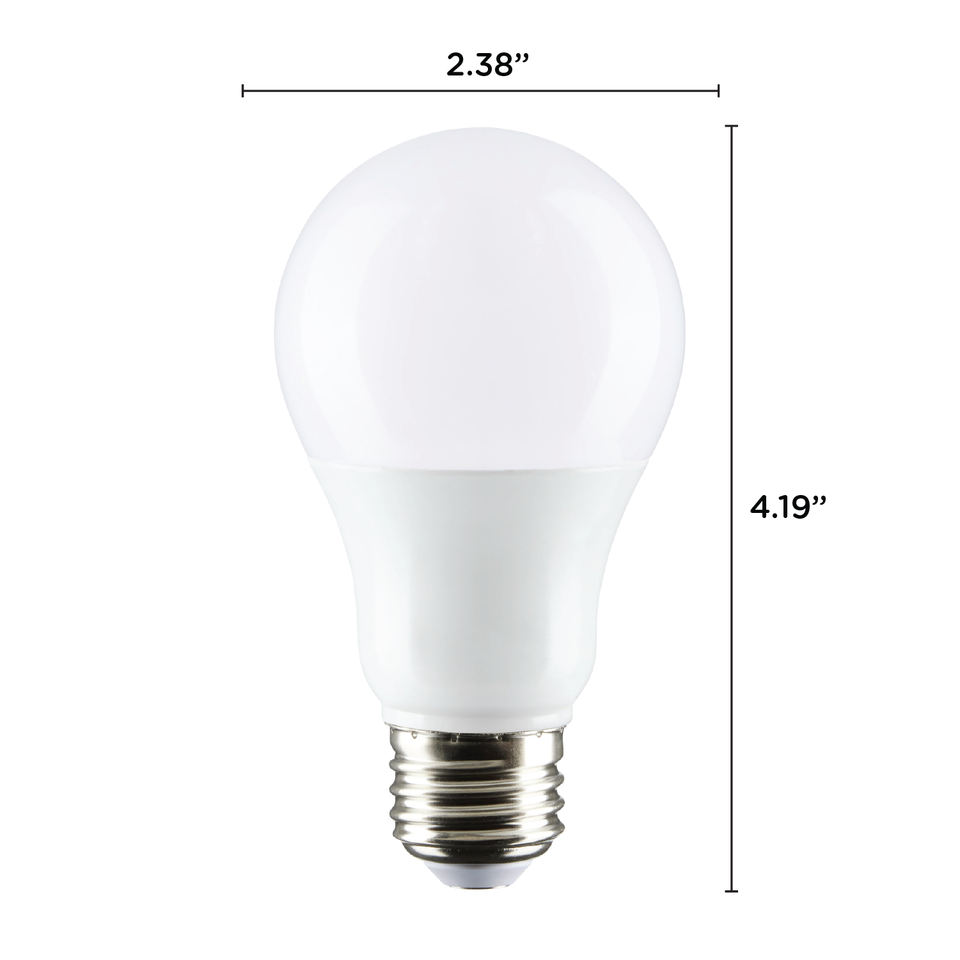 24 Pack LED Dimmable A19 Bulb 9.8W =60W 800 Lumens 2700K Warm White ...