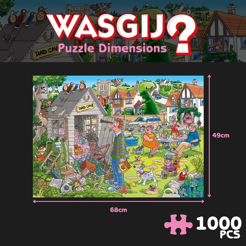 NEW Wasgij Destiny 28 Dad Cave Unique 1000 Piece Jigsaw Puzzles | eBay UK