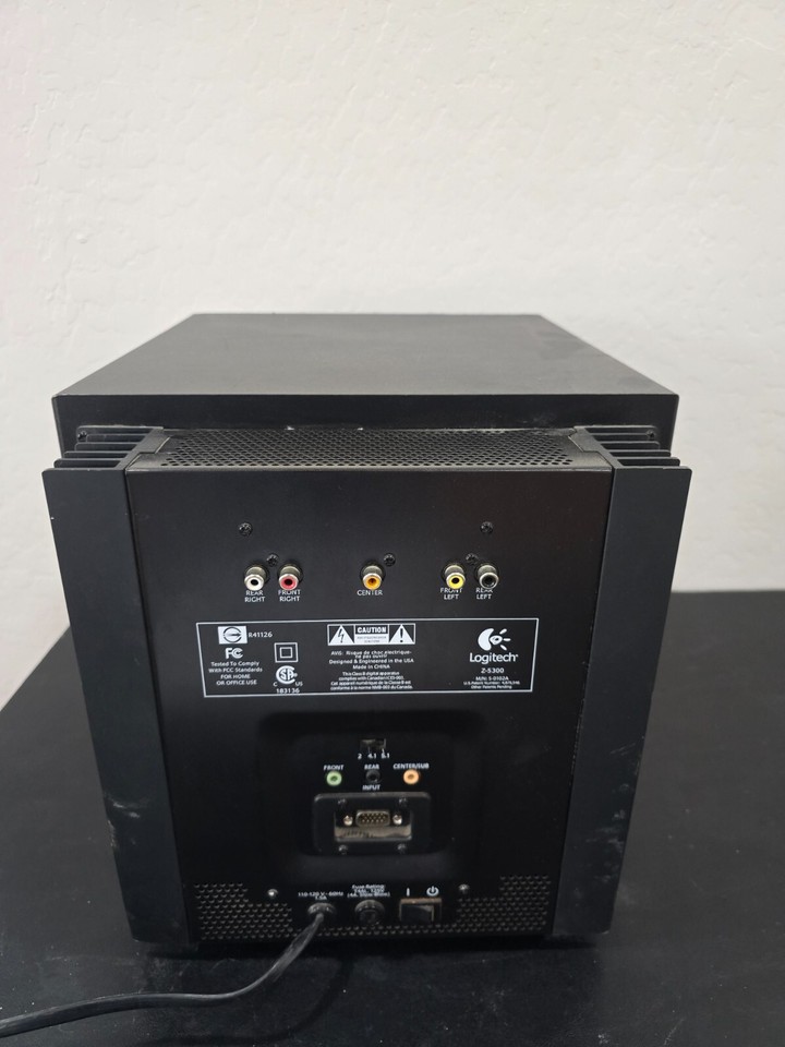 Logitech Z-5300 Z5300 THX 5.1-Channel Surround Computer Speaker ...