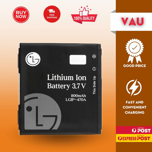 LGIP-470A BATTERY AX565 UX565 UX565B LX570 Muziq AX830 UX830 KE970 ...