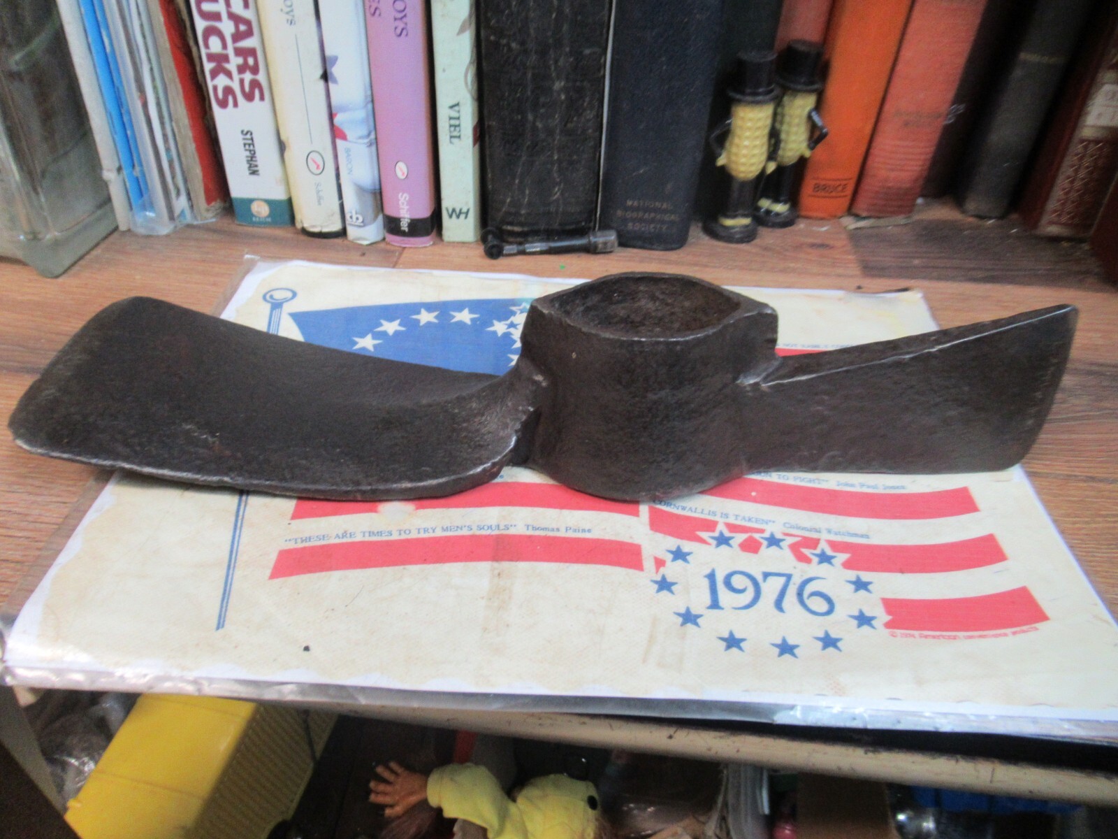 5Lb 3oz MATTOCK GRUB HOE HEAD GARDEN MINING TOOL PICK AXE ADZE ...