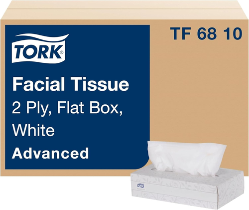 Tork Advanced Facial Tissue White Soft, Gentle 2-Ply, F1 Dispenser ...