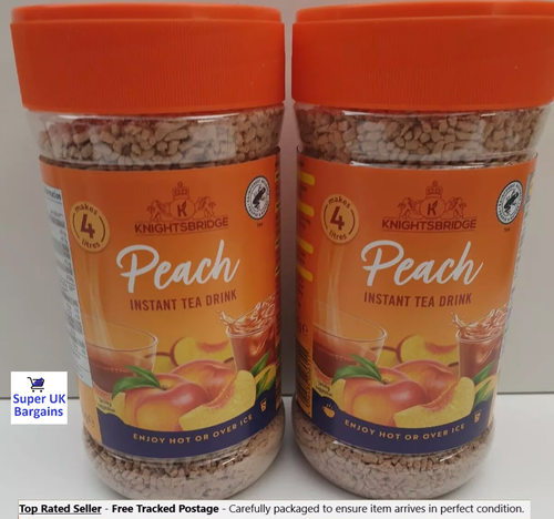 Peach Instant Tea Drink Granules Powder Hot Cold Iced Fruit 800g ...