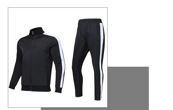 New Adult TrackSuit Running Training Suit Men sport set jogging Fitness ...