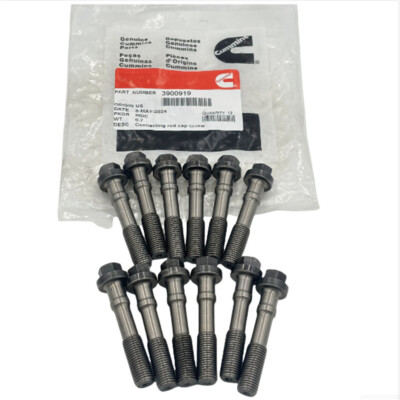 12X Connecting Rod Bolts Fits For 5.9L Cummins 89-02 Dodge Ram 2500 ...