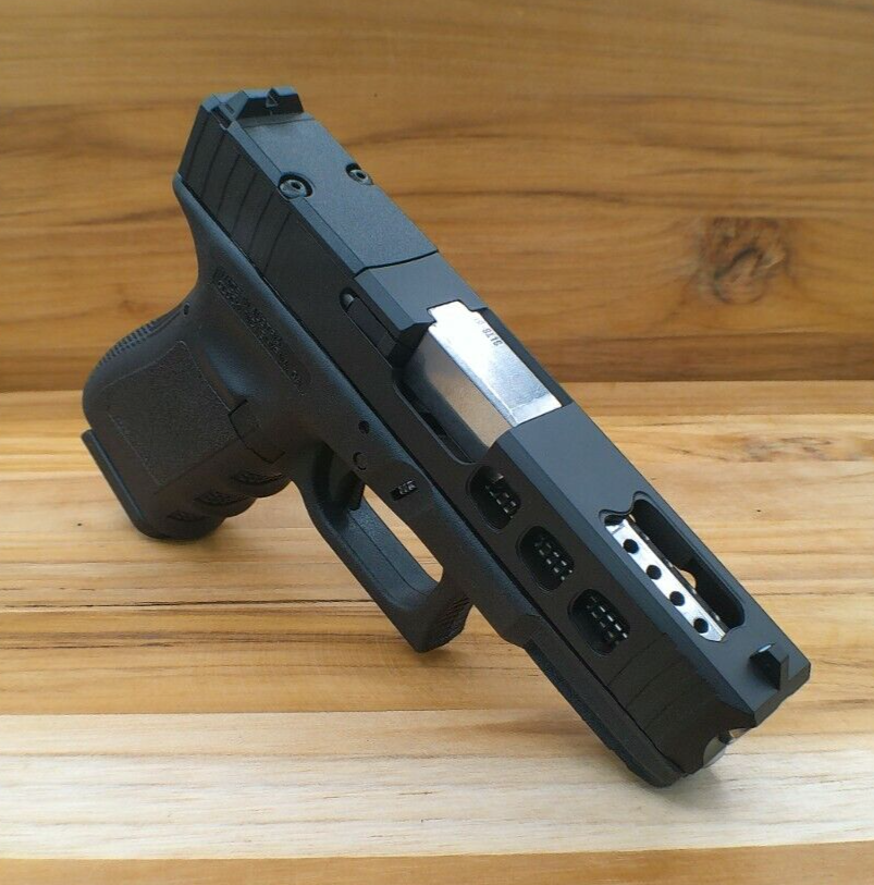 For Glock 19 19X Complete Slide GEN5 RMR Sights Lightning PORTED Polish ...