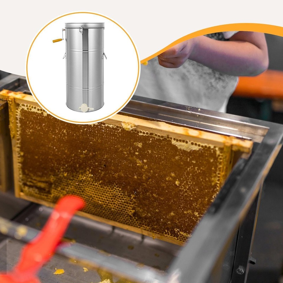 Manual Honey Extractor Machine Stainless Steel Honey Harvesting ...