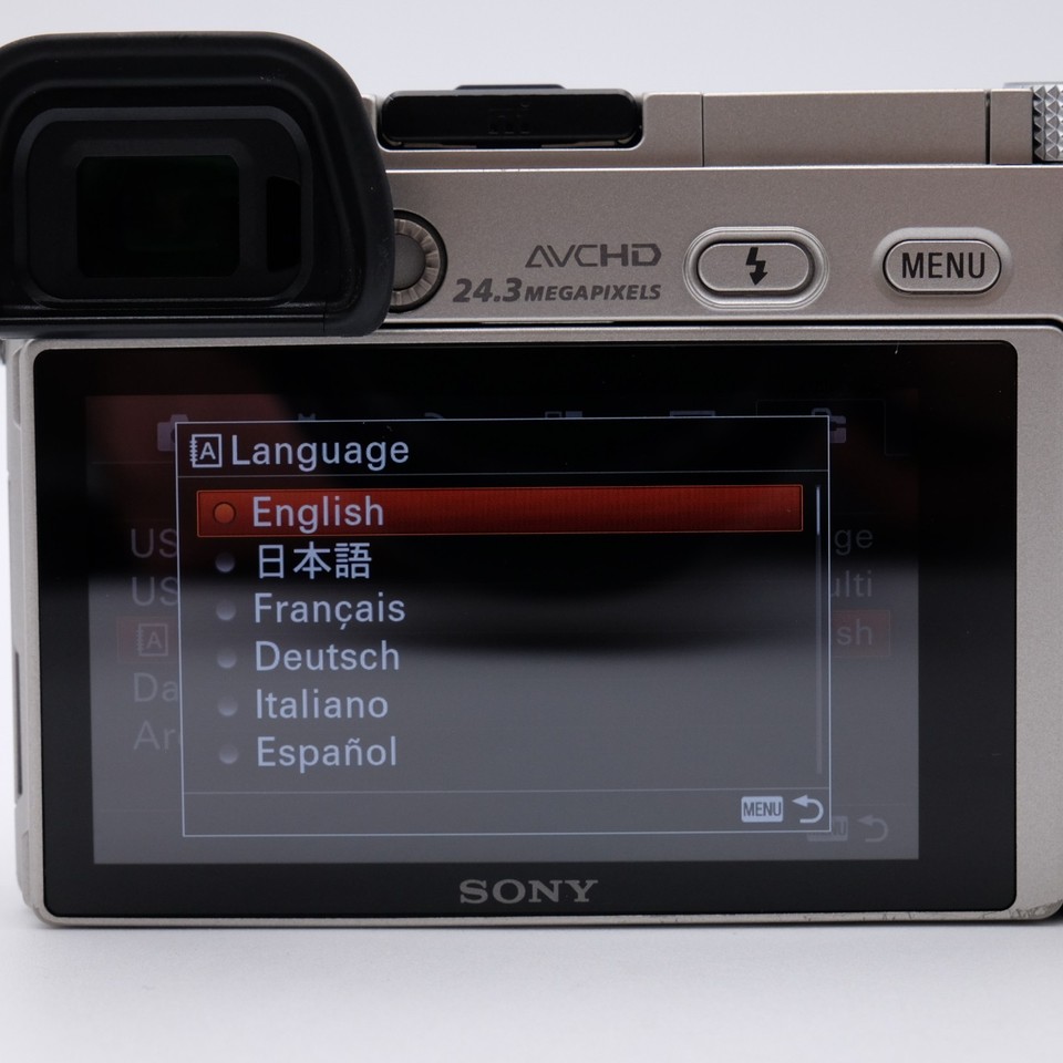 SONY Alpha ILCE-6000 A6000 Silver [Near Mint Count 11040] from Japan | eBay