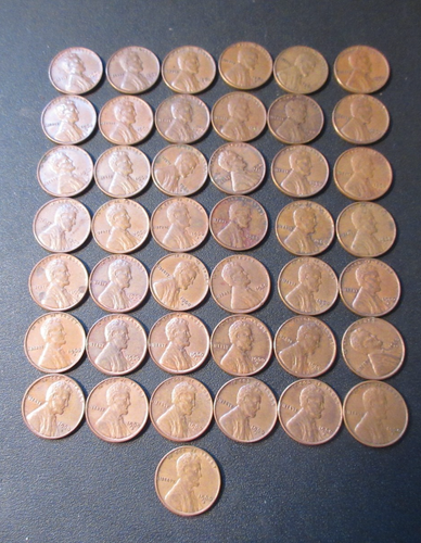 1960 D Small Date Lincoln Cent Wheat Penny Roll (49 Coin Count)! | eBay