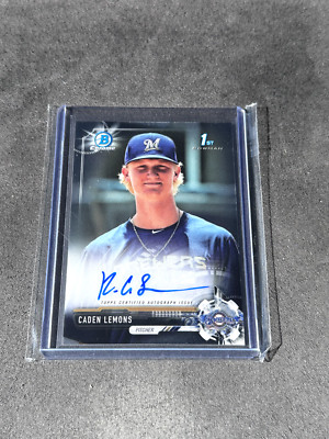 Caden Lemons 2017 Bowman Chrome Auto Autograph | eBay