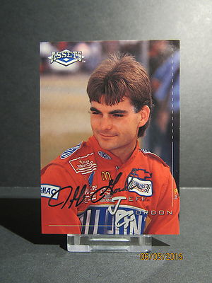 1994-95 Assets Argenté Signature #68 Jeff Gordon | eBay