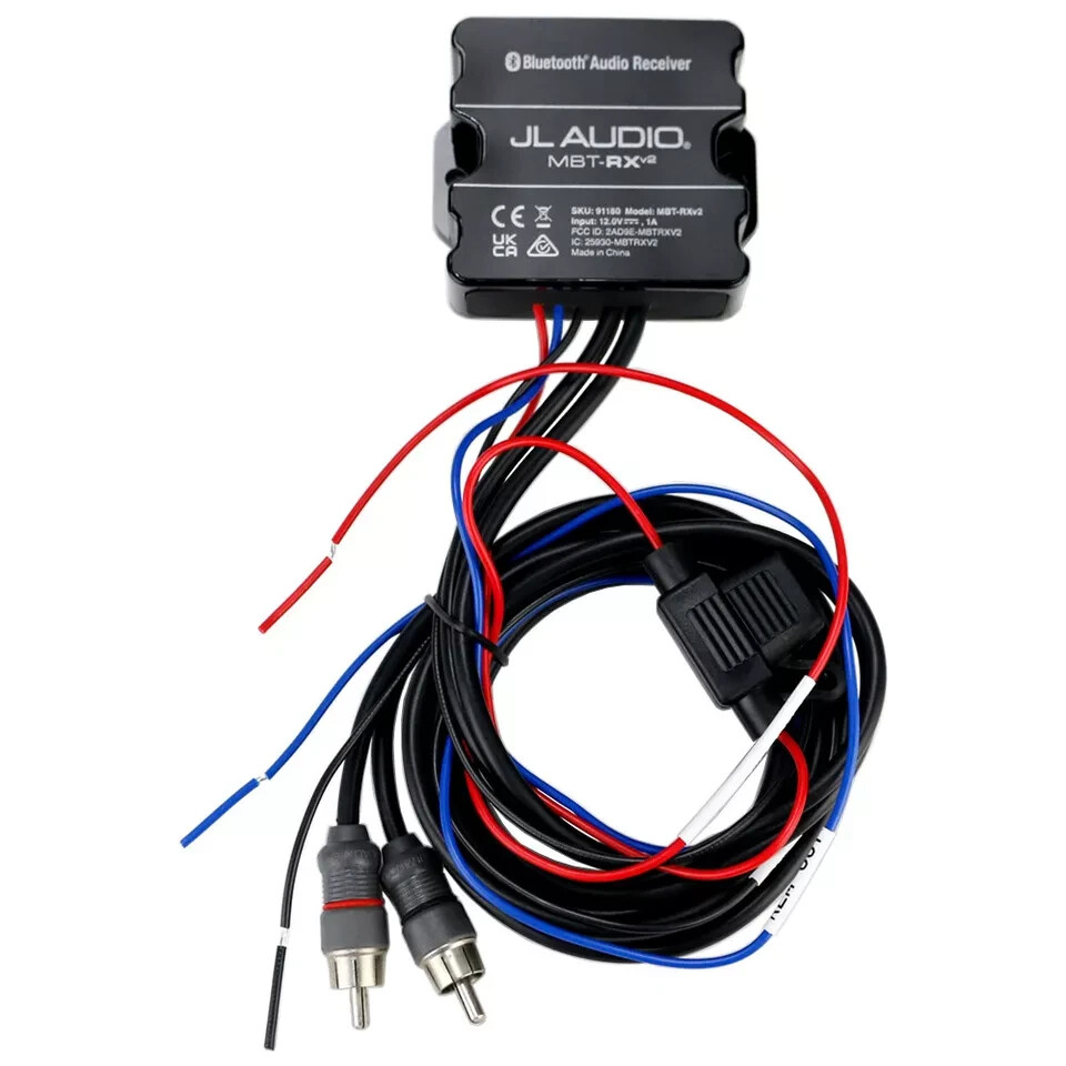 JL Audio MBT-RX v2 Weatherproof Bluetooth Receiver Bluetooth Module ...