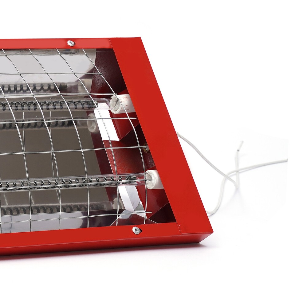 2PCS 2000W Infrared Paint Curing Lamp Spray Booth Baking Lamp Heating ...