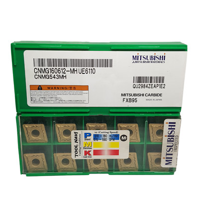 x10 Mitsubishi Carbide Inserts CNMG 160616GH Turning Tips UE6110 IS8 | eBay