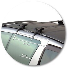 Prorack 2 Bar Roof Rack Kit for Toyota Estima Narrow Body 4dr MPV 1990 ...