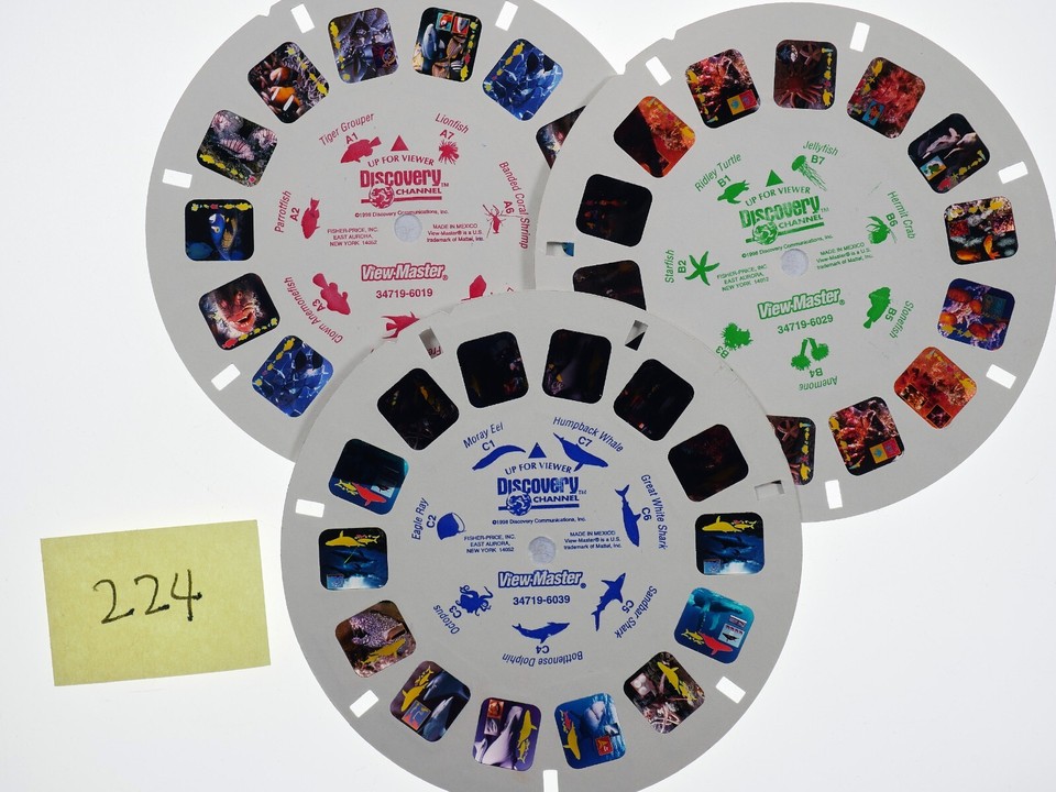 View-master 3 reel sets Disney Discovery Channel Natures Animals you ...
