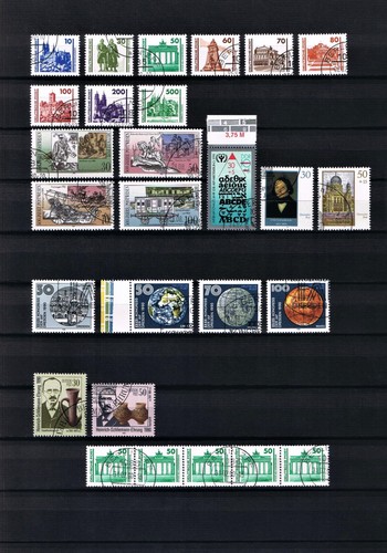 DDR / Deutsche Post 1990 ab Mi-Nr. 3344 komplett mit Rollenmarken & H ...
