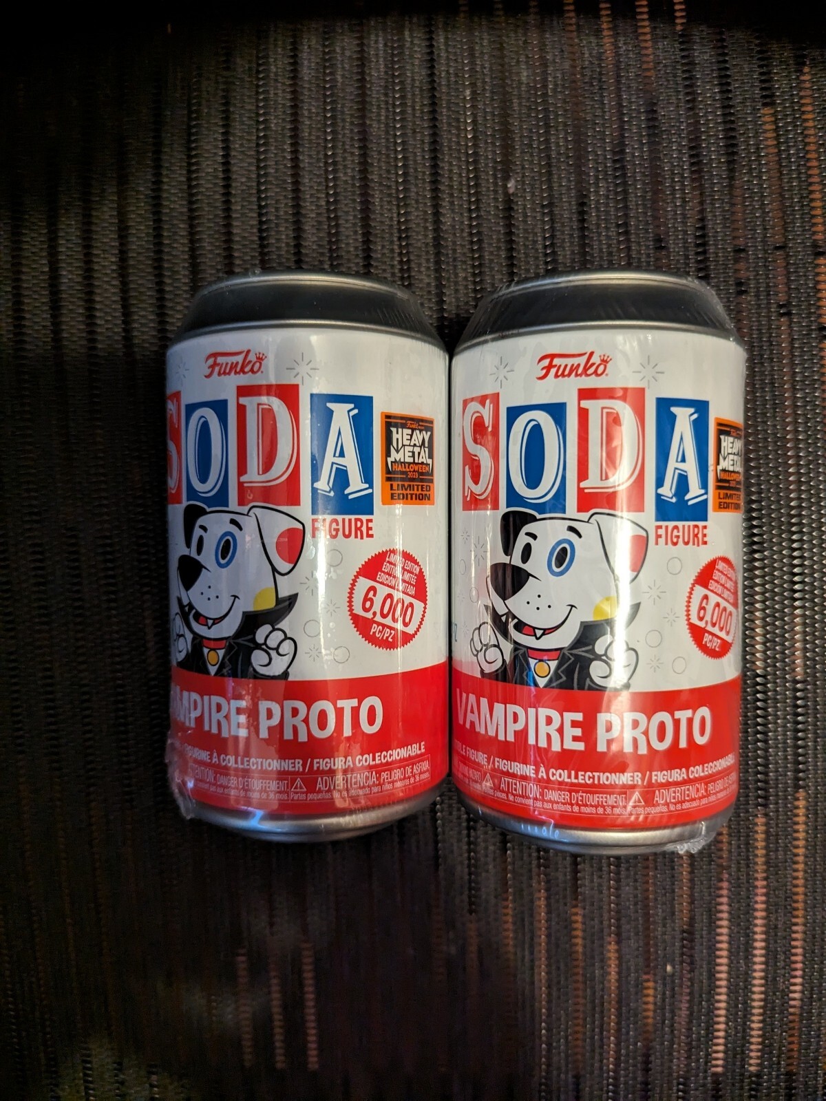 Funko Soda Heavy Metal Halloween 2023 Vampire Proto Flocked LE 6000 X 2 ...