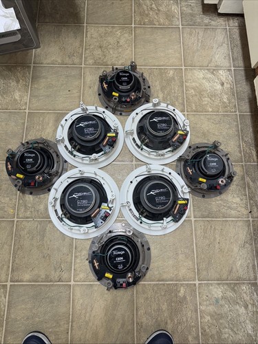 Proficient Audio C606-c790 Two-Way In-Ceiling Speakers System -LOT OF 8 ...
