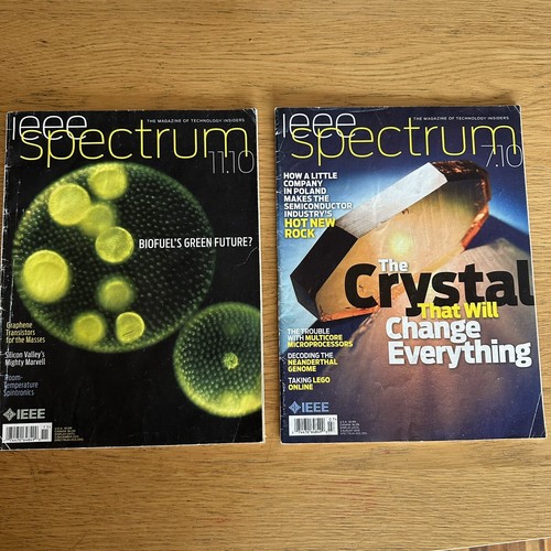 IEEE SPECTRUM MAGAZINES X2 2010 Issues 7.10 & 11.10 | eBay