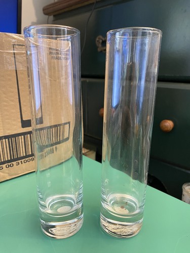 Set of 12 Libbey 7.5 In Cylinder Bud Vases | eBay