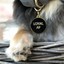 Collar Charm - Loyal AF (Black) | eBay
