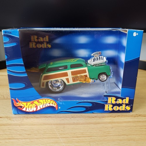 Hot Wheels Rad Rods 1950 Ford Woody Diecast 1:50 Green | eBay