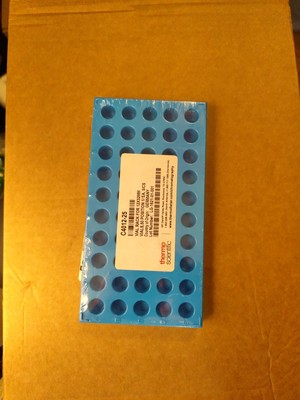 Thermo Scientific Vial Tube Rack 12x32mm ID 50-Well Polypropylene Blue C4012-25 | eBay