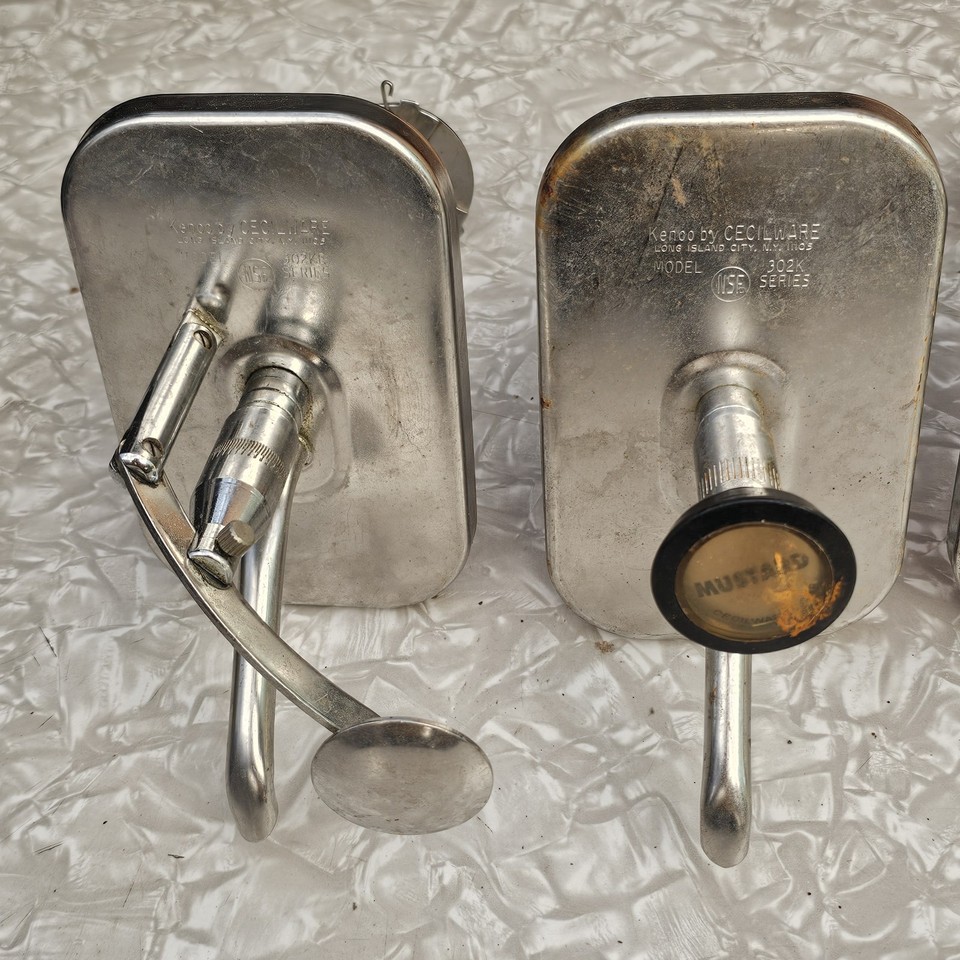 Soda Fountain Pump Ice Cream Metal Syrup Dispenser Parts Lot Art Deco ...