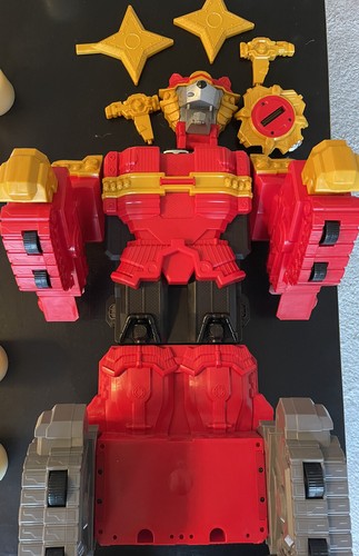 Power Rangers Ninja Steel 20" Lion Fire Fortress Zord Megazord Figure ...