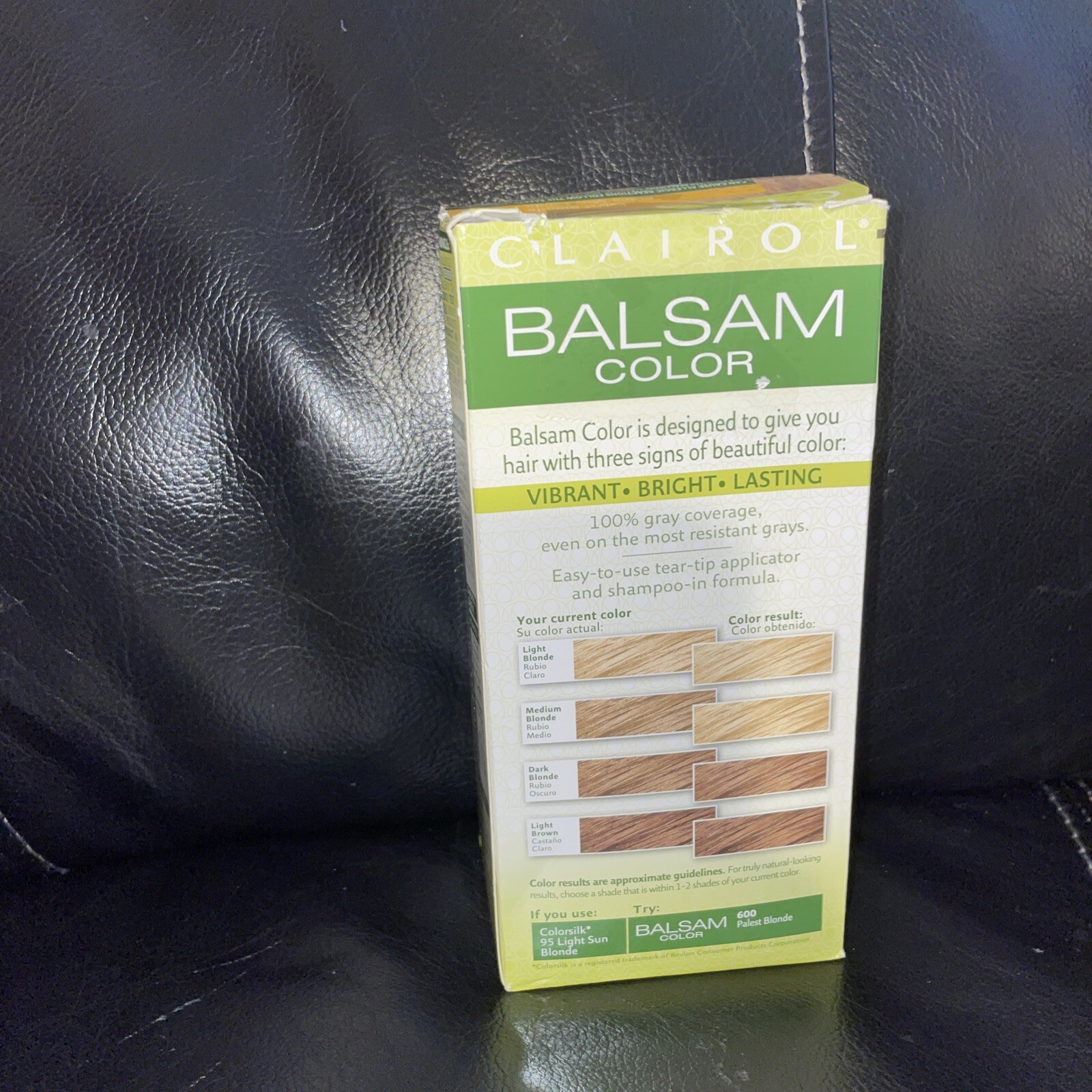Clairol Balsam Hair Color 600 Palest Blonde 1 Kit (pack of 3) for sale ...