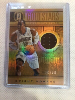 2011-12 Panini Gold Standard Dwight Howard Gold Stars Memorabilia #142/ ...