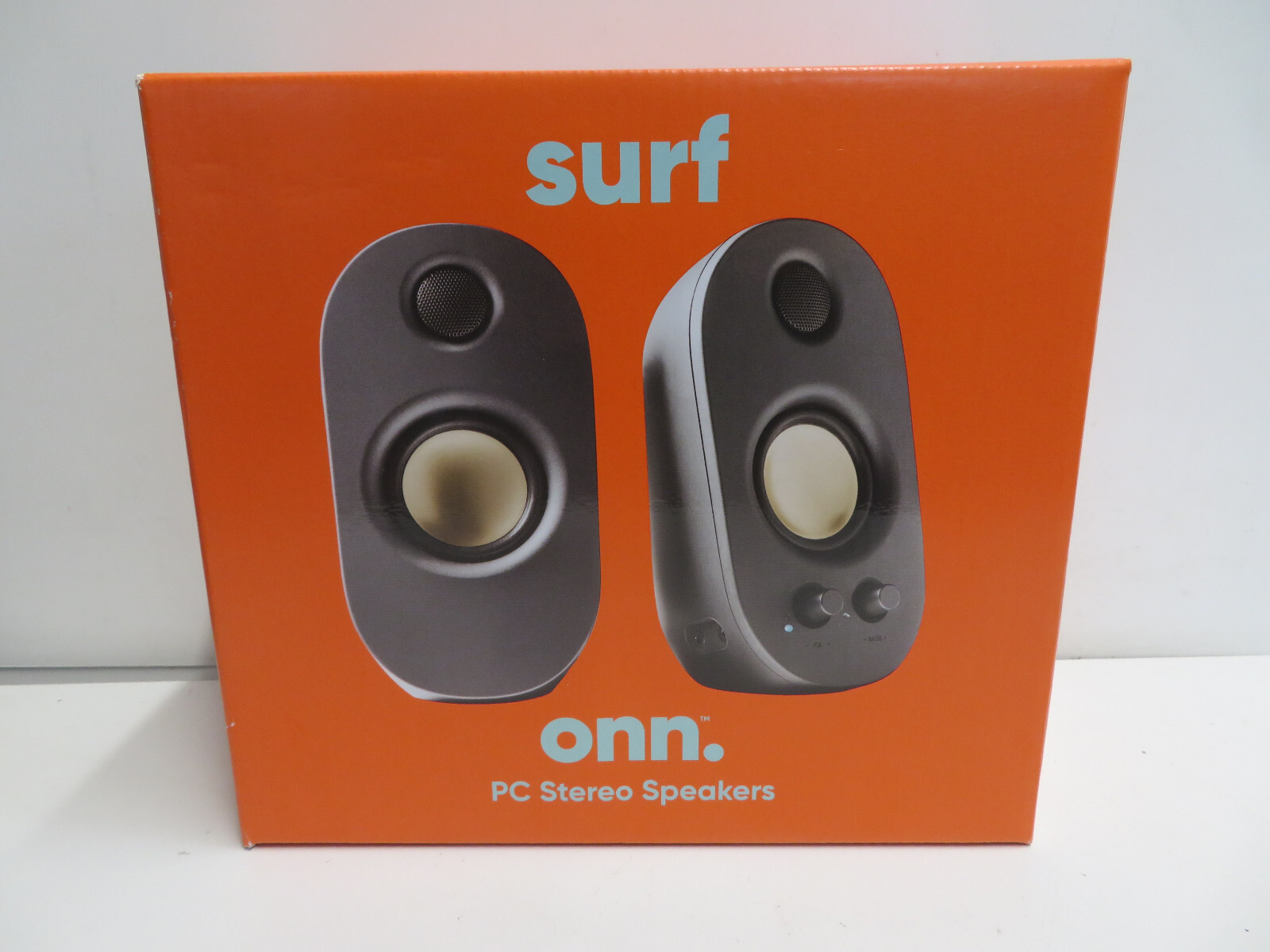 Surf Onn PC Stereo Speakers with 3.5mm Aux input jack (4.26ft / 1.3m ...