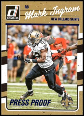 2016 Donruss Press Proofs Blue Mark Ingram | eBay