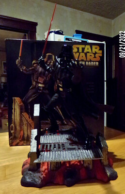 Darth Vader Cold Cast Resin 17" Statue Hasbro Lucasfilm Ltd. | eBay