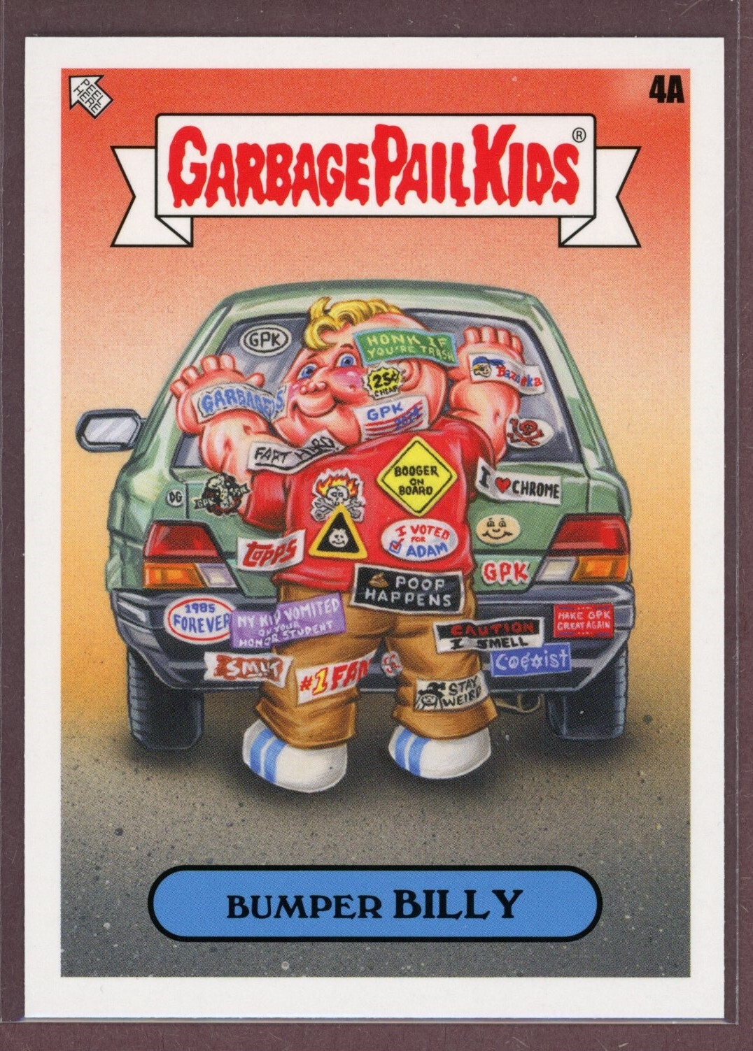 2023 Topps GPK Go On Vacation Don"t Make Me Pull This Car Over 4A ...