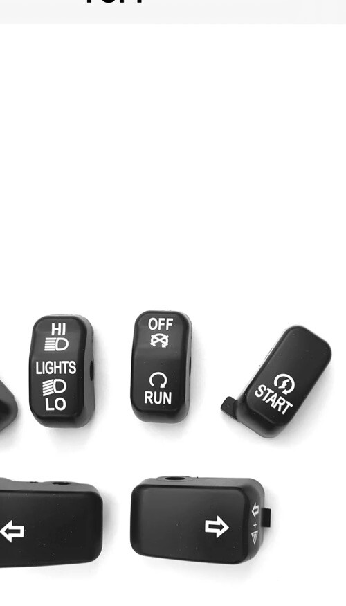 Schalterabdeckungen Harley Davidson Sportster Dyna Softail 71804-03 5 ...