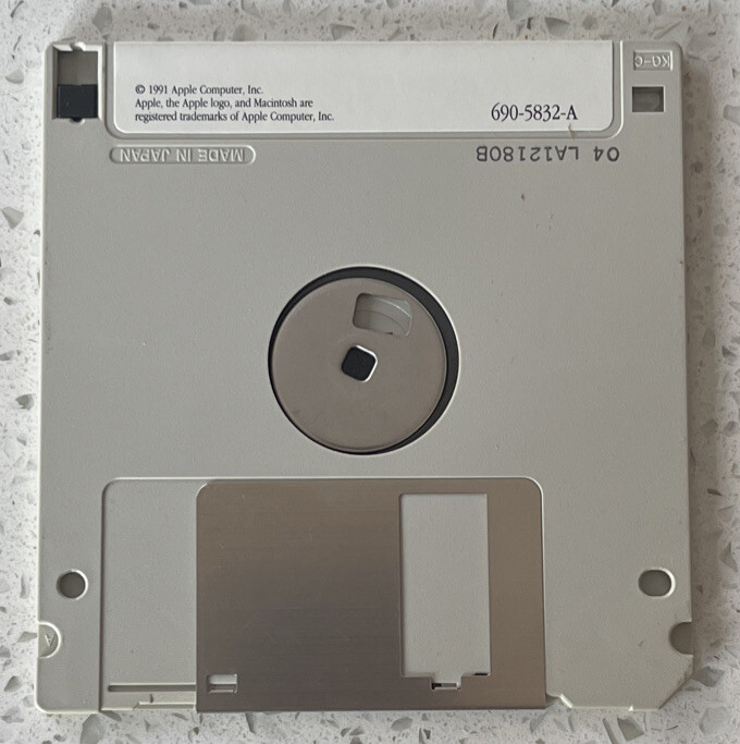 Apple IIe Card 690-5832-A Startup Disk Macintosh Vintage 1991 | eBay