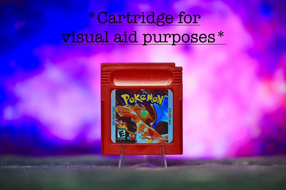 Pokémon Gold / Silver / Crystal Game Boy Cartridge Sticker Label Set ...