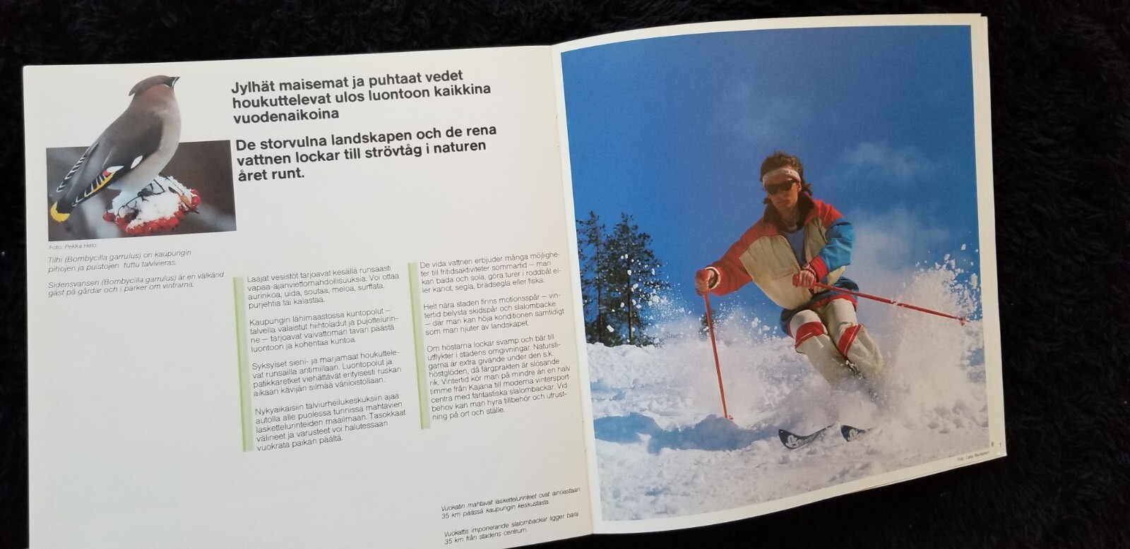 Finland Kajaani Travel Brochure in Finnish Language with City Map ...