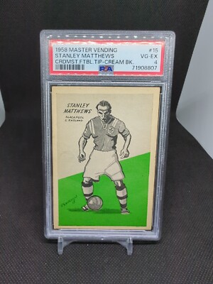 1958 Master Vending Cream Back #15 Stanley Matthews PSA 4 | eBay