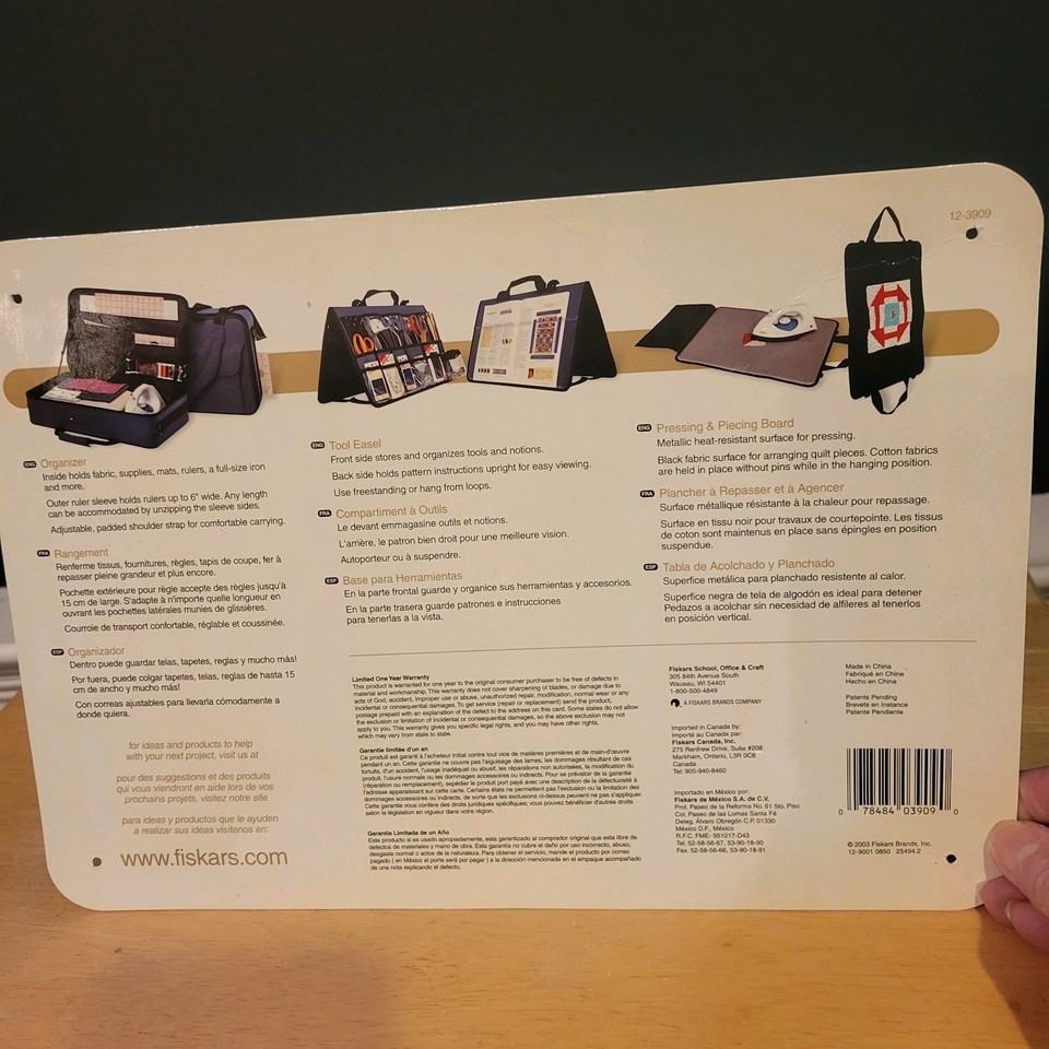 Fiskars Stitchpal Portable Craft Sewing Organizer Case w/Tool Easel ...