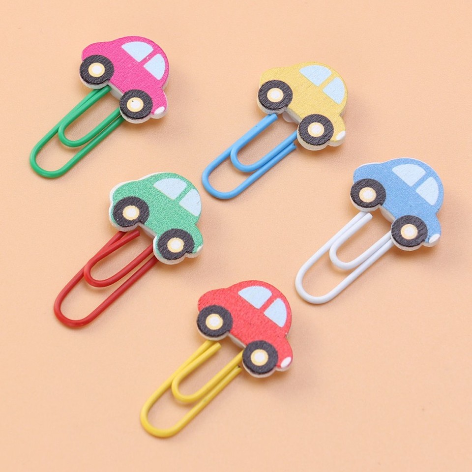 50 Pcs Office Supplies Paperclip Decorative Clips Cute Stationery ...