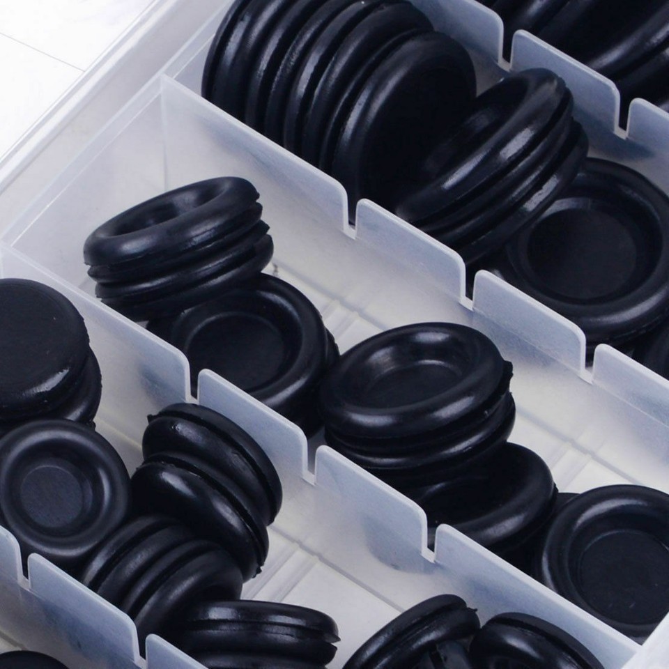 170PCS Rubber Grommet Firewall Hole Plug Electrical Wiring Gasket ...