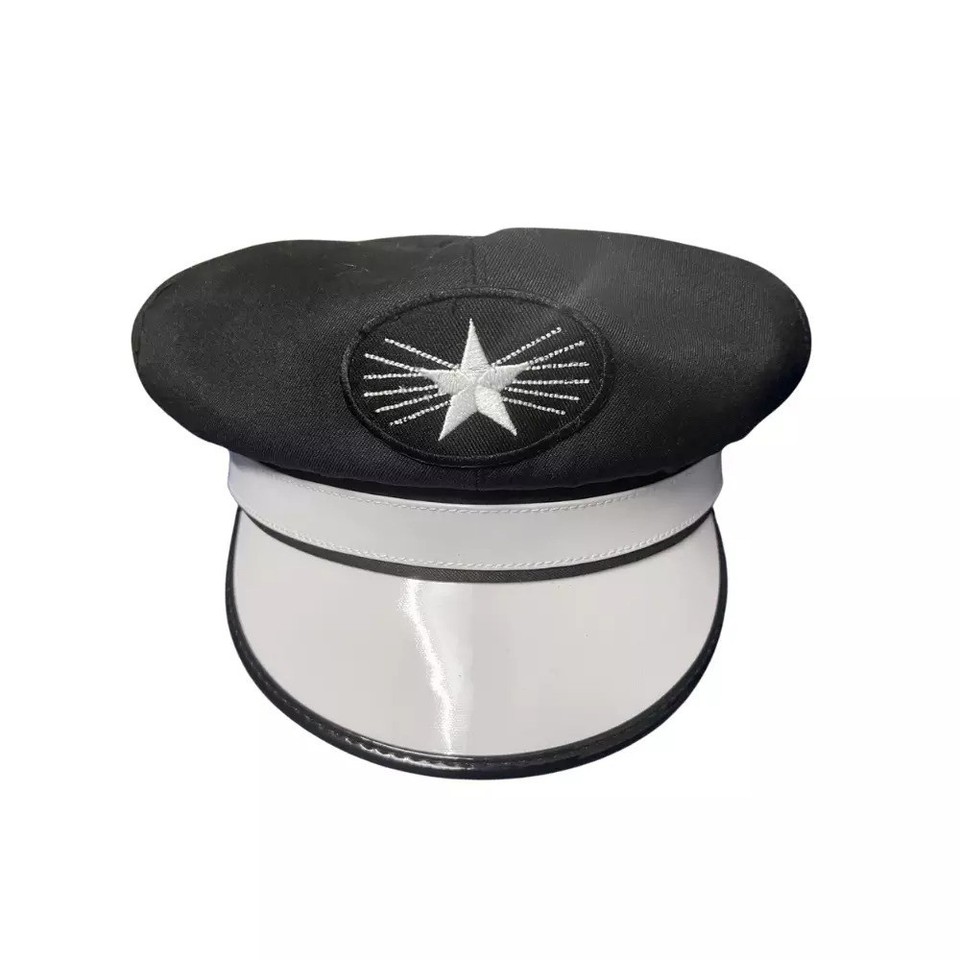 1950s Elvis Presley Harley Biker Captain Hat Rockabilly Retro ...