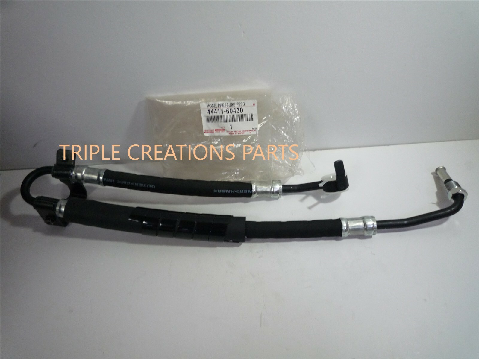 44411-60430 Genuine Toyota Lexus FZJ80 Hose Pressure Feed 4441160430 ...