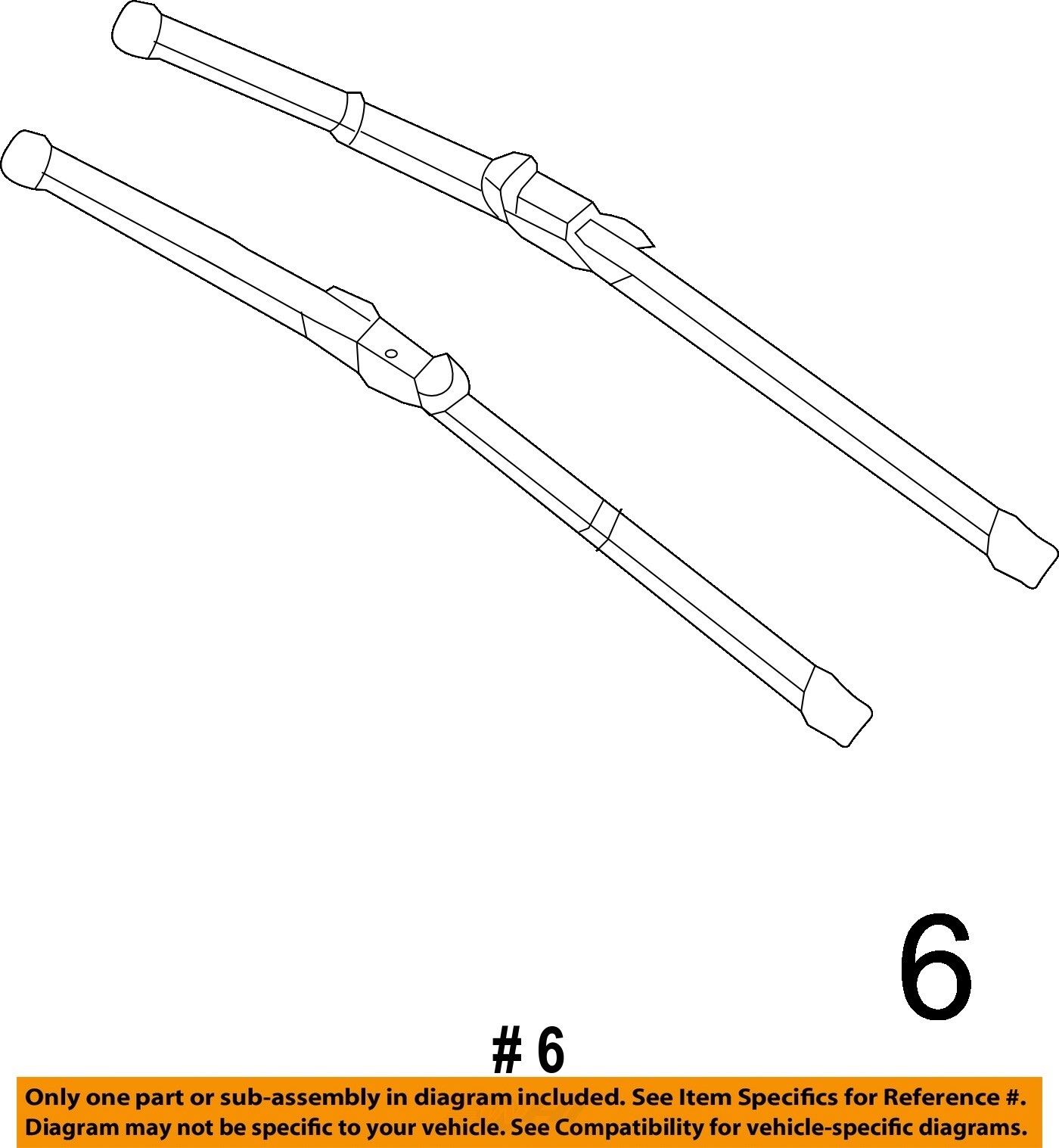 Mercedes MERCEDES-BENZ OEM 2015 GLA250 Wiper Arm-Front Blade 1768202800 ...